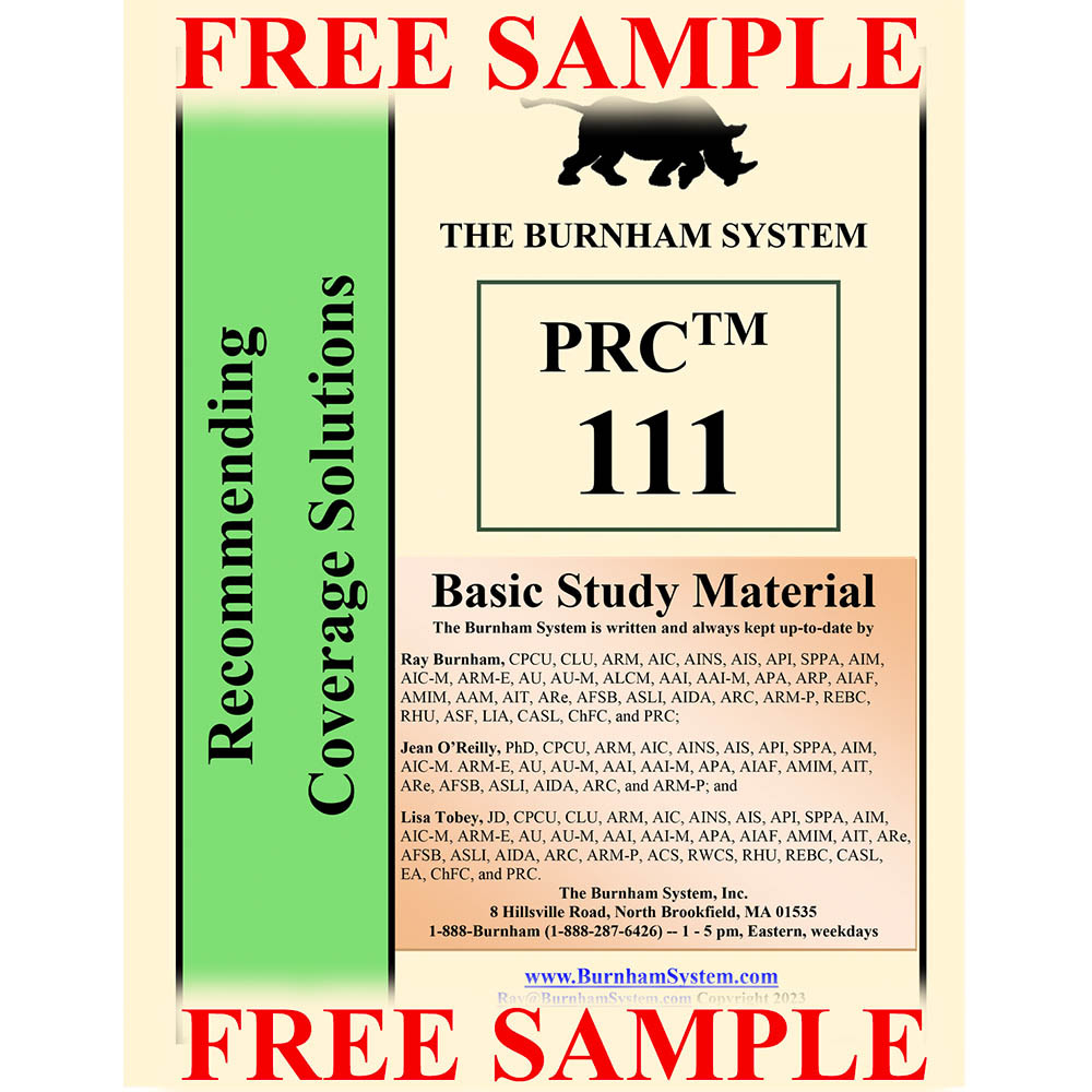 Free Sample - PRC 111 - Printable PDF