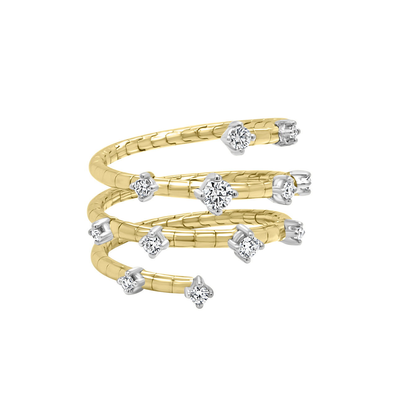 Multiband Flexible Diamond Ring | Designer Rings NYC | Diamond Rings NYC