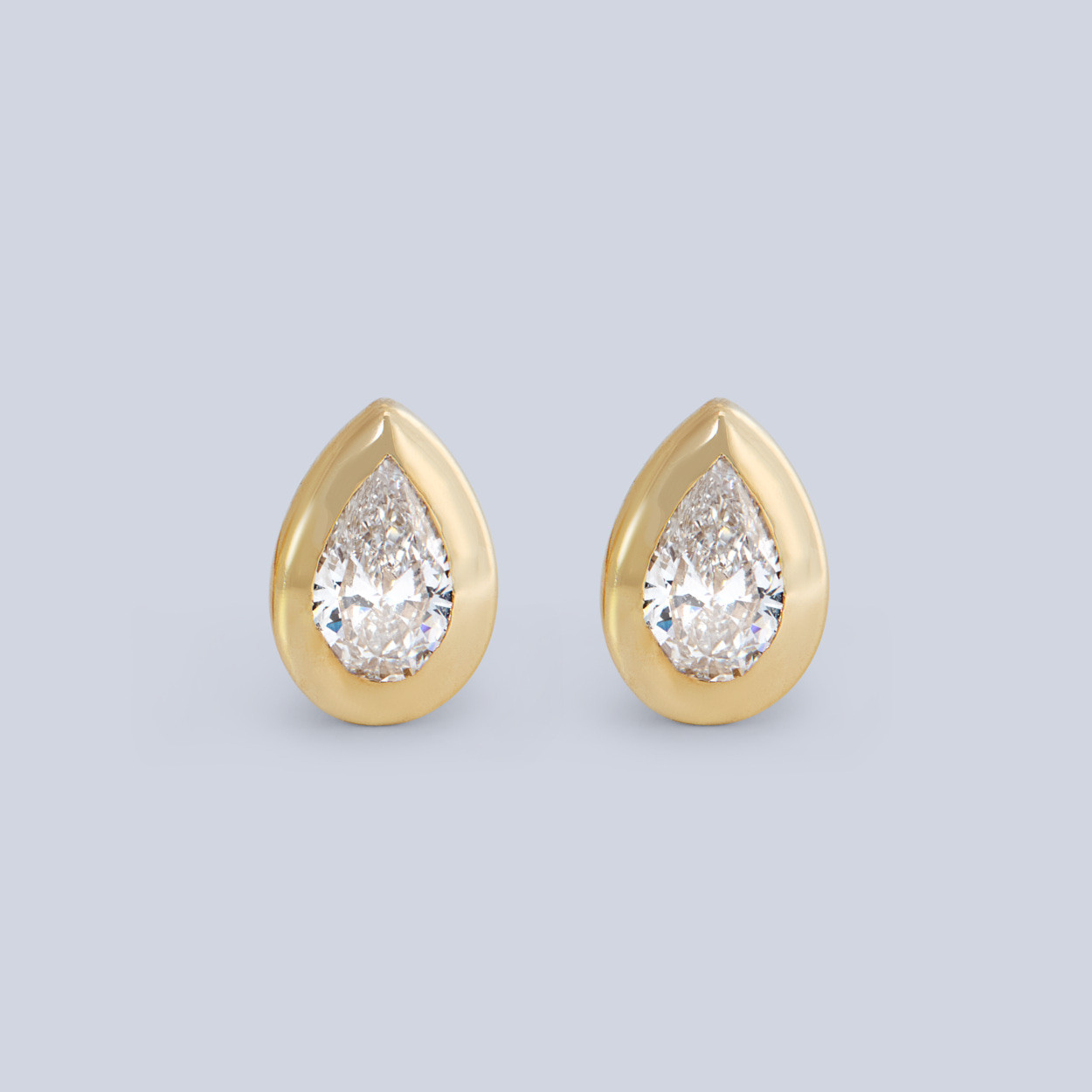 Lab Diamond Pear Studs Illuminate Collection