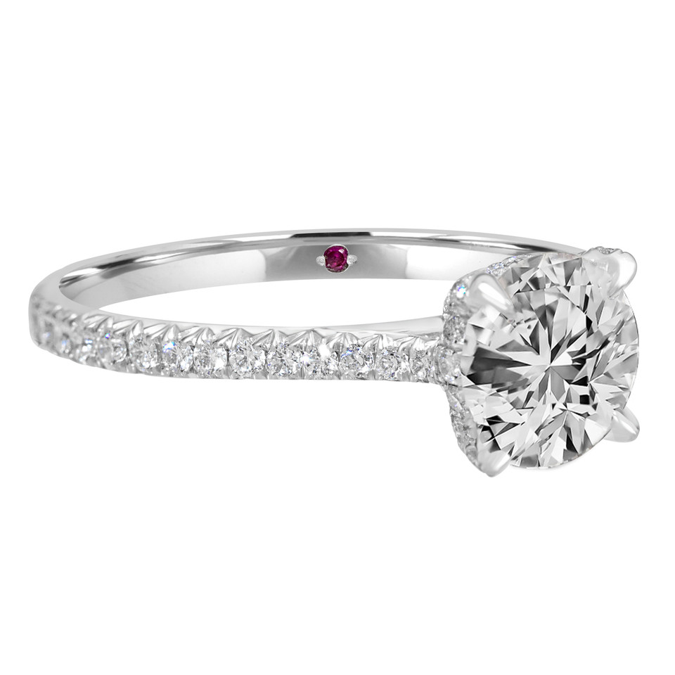 Solitaire Round Diamond Engagement Ring | Lab Grown Diamonds NYC ...