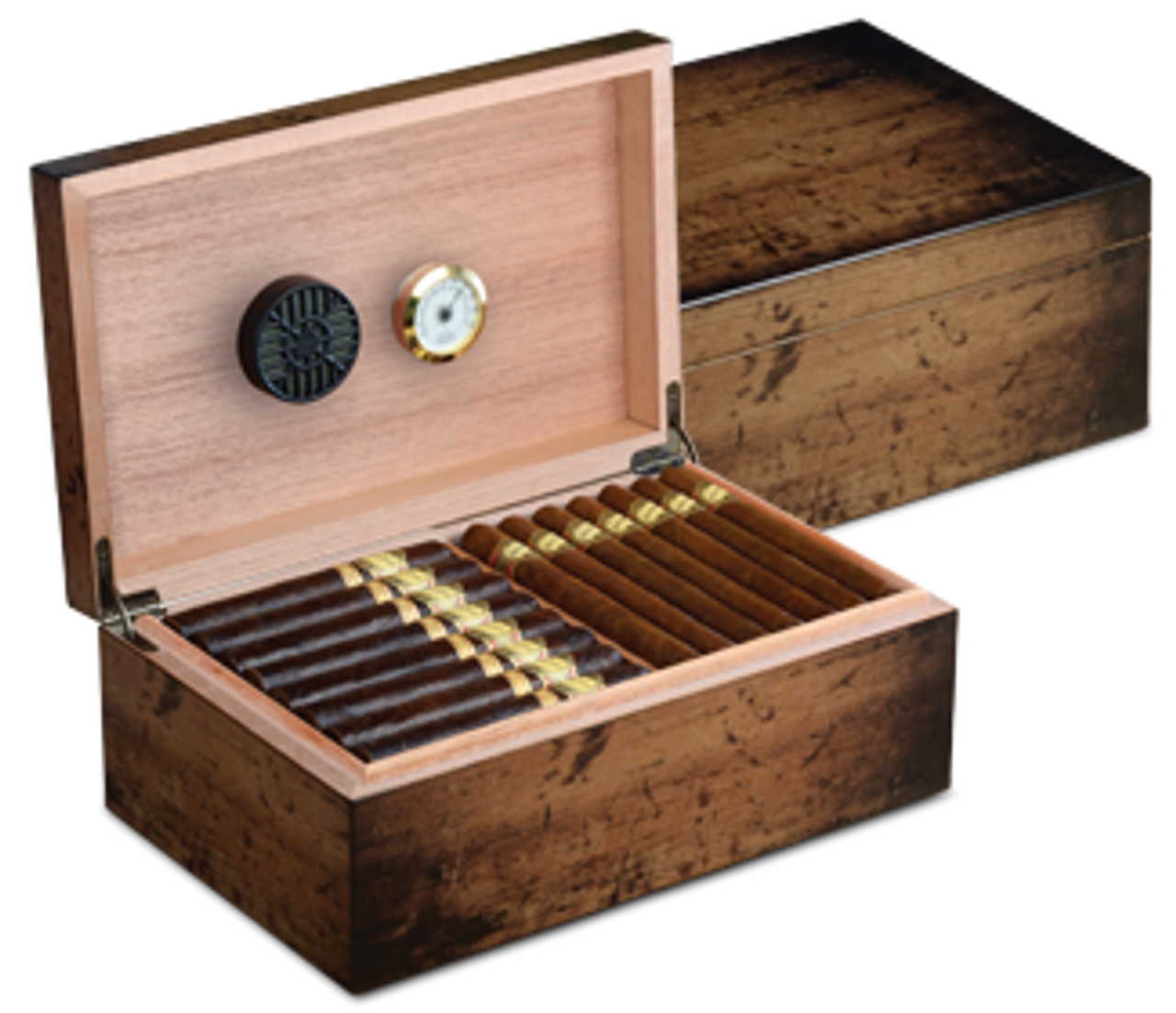 Bald Eagle Handmade Cigar Humidor, Cedar Cigar Desktop Box With ... Bald Eagle Handmade Cigar Humidor, Cedar Cigar Desktop Box With ...
