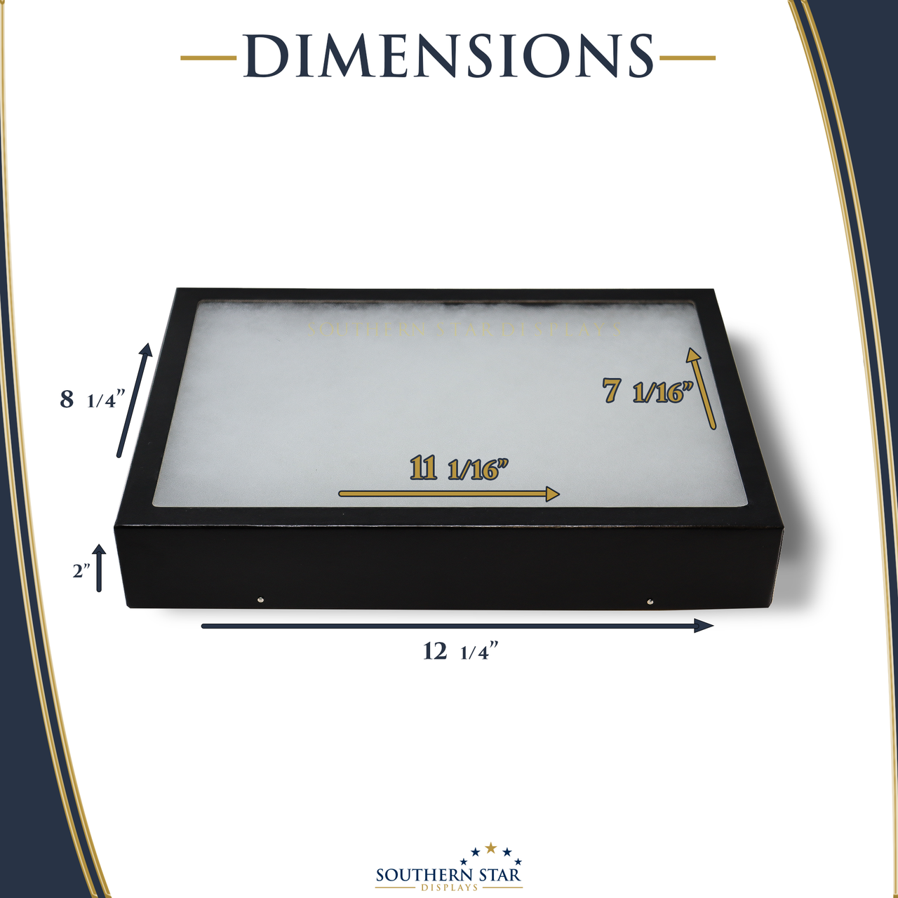10 Pack of 8 x 12 x 2 Riker Display Cases - Southern Star Display Cases