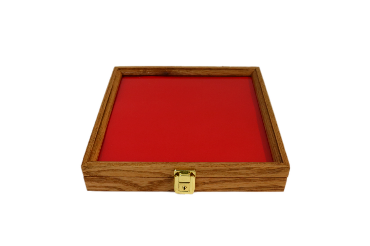 12 x 12 x 2 Oak Display Case - Southern Star Display Cases