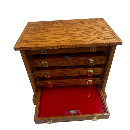 Oak Wood Cabinet for Wood Display Cases