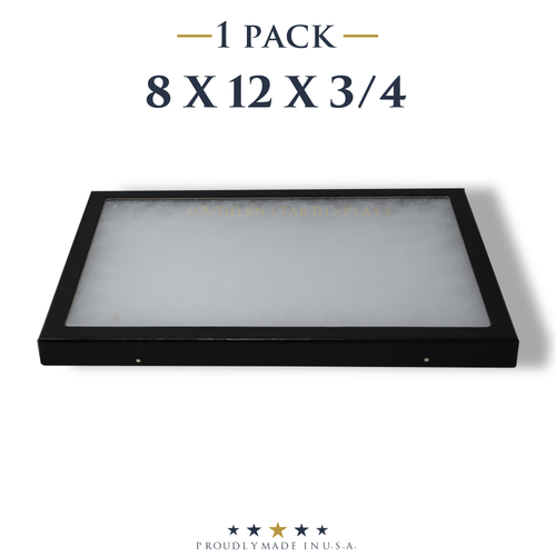 Artifact Display Case 3 Pack Riker Display Cases - 8x6x2 Glass Top ...