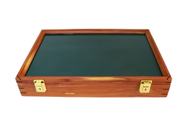 18 x 12 x 3 Cedar Display Case - Southern Star Display Cases