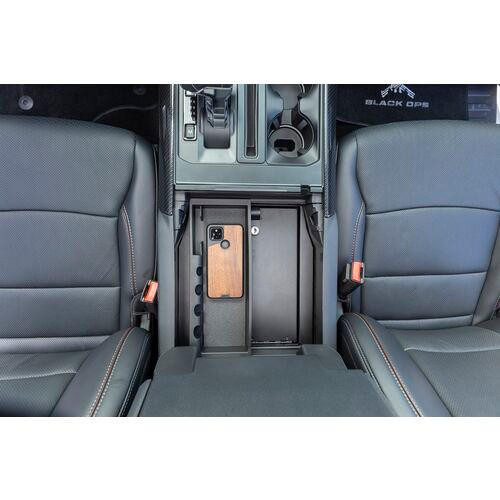 Console Safe - '21-24 F-150; w/ Flow-Thru Console (Black) - OK4WD