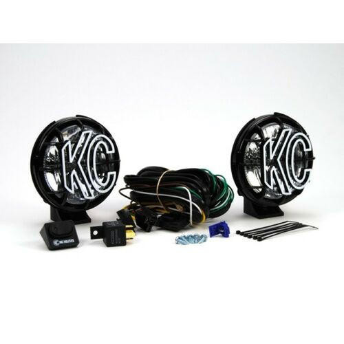 KC HiLites 7 inch Carbon POD? HID - 2-Light System - 70W Spread Beam ...