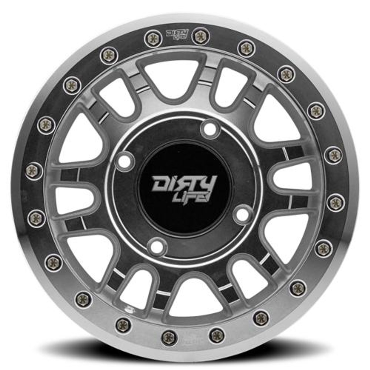 Dirty Life Race Wheels Canyon Pro Sxs 9309R Machined 15X7 4-156 13Mm 131.1Mm - OK4WD