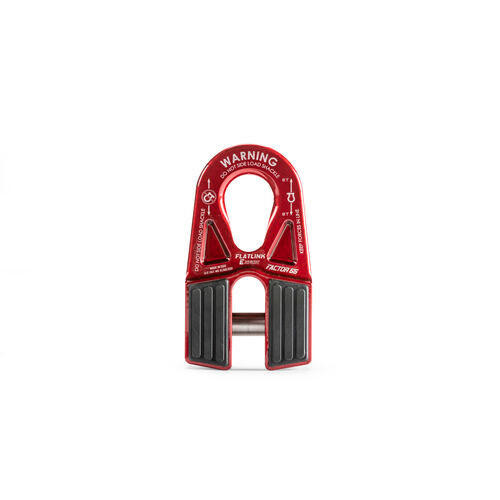 FLATLINK "E" EXPERT WINCH SHACKLE MOUNT -- RED - OK4WD