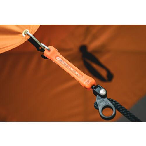 Perfect Tie Down 12' Rope Lock Tie Down w/ Shock Absorber, Orange ...