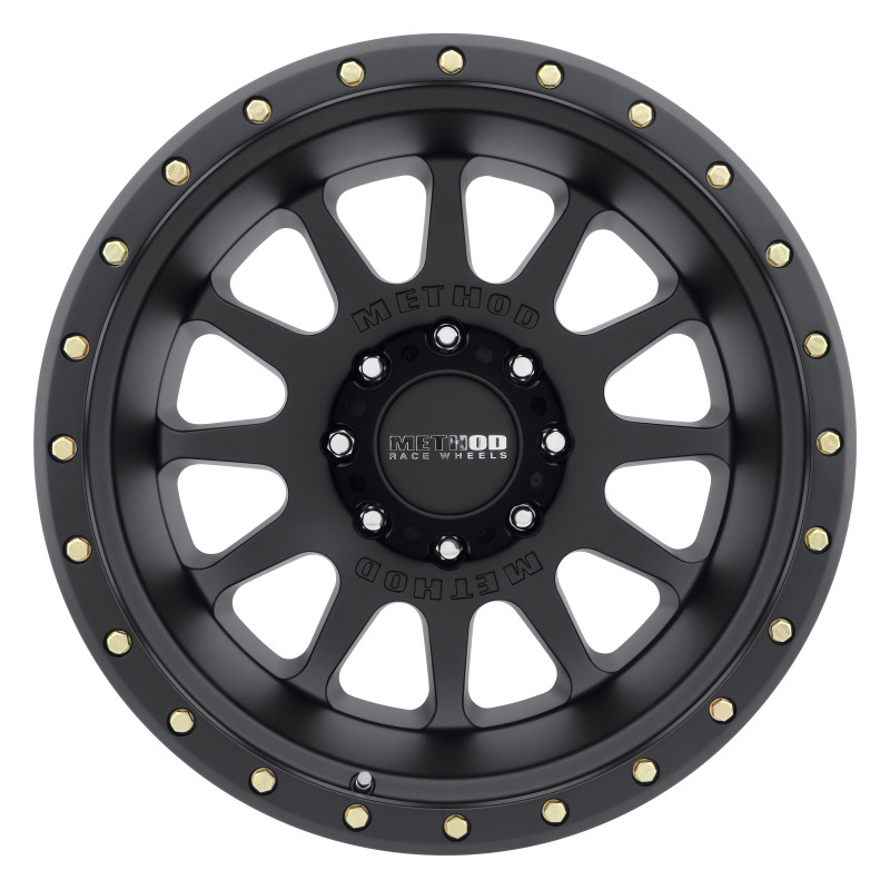 Method MR605 NV 20x9 -12mm Offset 8x180 124.1mm CB Matte Black Wheel ...