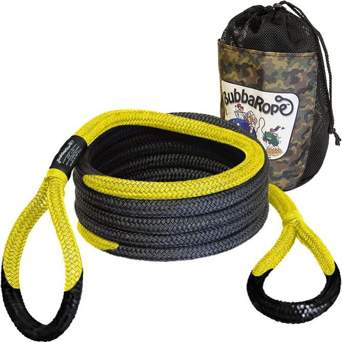 5/8" X20' SIDEWINDER UTV RECOVERY ROPE YELLOW EYES - OK4WD
