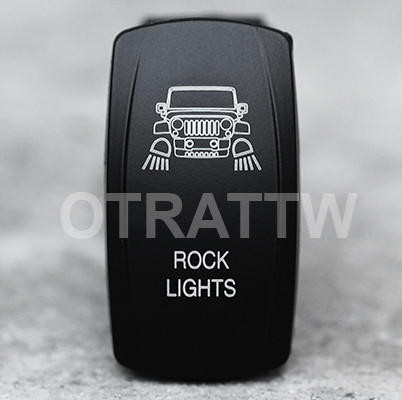 Switch, Rocker JK Rock Lights - OK4WD