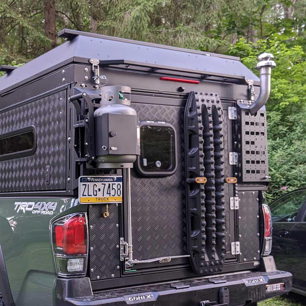 GP Factor Canopy Camper Rear Door Hatch Window - OK4WD