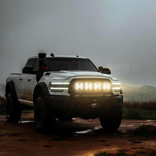 KC HiLites SlimLite 8 In. LED - Stone Guard - Black 7230 - OK4WD