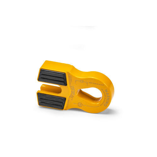 FLAT SPLICER 3/8-1/2" SYNTHETIC ROPE SPLICE-ON SHACKLE MOUNT -- YELLOW ...
