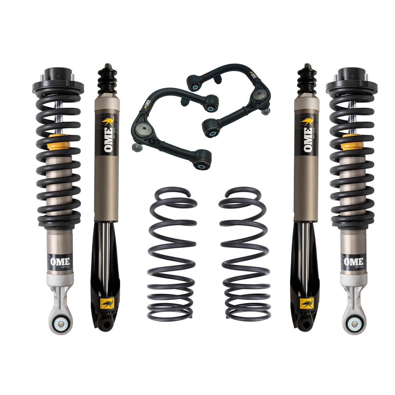 ARB Old Man Emu MT64 Kit w/UCA FR 3in/220-330lbs, RR 2in/880lbs 1124K ...