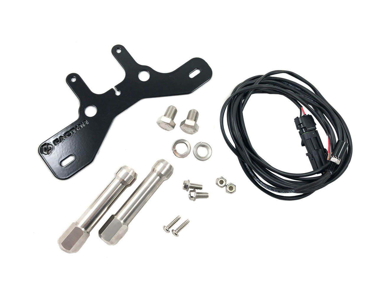 License Plate Relocation Kit w/Light JKS8210 - OK4WD