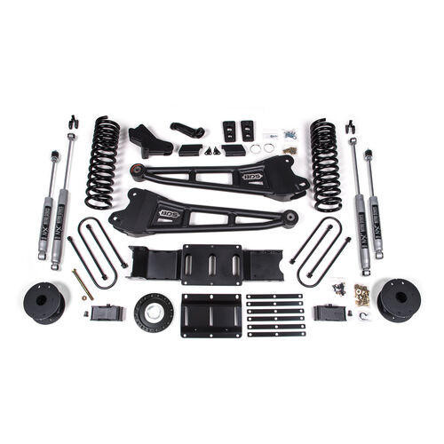 6 Inch Lift Kit w/ Radius Arm - Ram 3500 w/ Rear Air Ride (19-24) 4WD ...