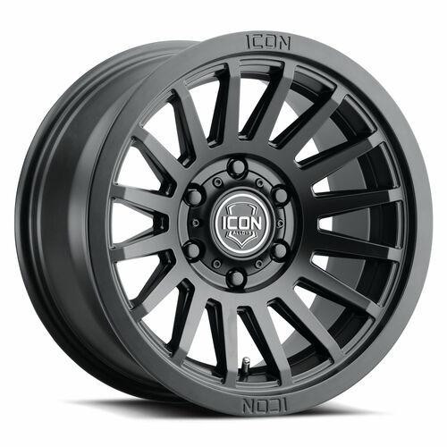 ICON ALLOYS RECON SLX SAT BLK - 18 X 9 / 5 X 5 / -12MM / 4.5" BS - OK4WD