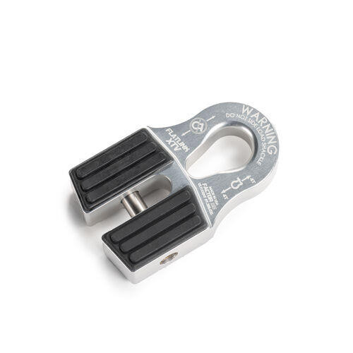 FLATLINK XTV WINCH SHACKLE MOUNT -- SILVER - OK4WD