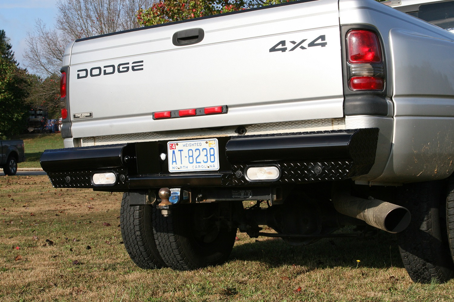Black Steel Ranch Rear Bumper 2 Stage Black Powder Coated DR94-T1650-1 ...