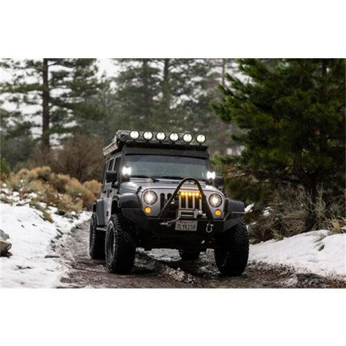 KC HiLites 6 inch SlimLite LED - 2-Light System - 50W Spot Beam 100 - OK4WD