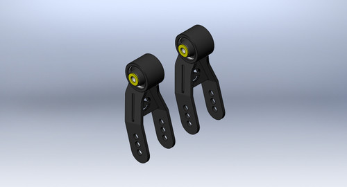 Jeep Cherokee Adjustable Rear Shackles 1984-2001 XJ Clayton Off Road ...