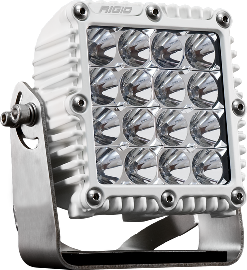 Q-Series PRO LED Light, Flood Optic, White Housing, Single - OK4WD