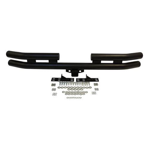 Double Tube Front Bumper w/ Stinger for 76-86 Jeep CJs & 87-06 YJ, TJ ...