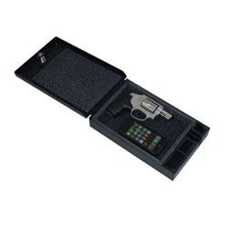 Portable Safe For Full-Size Pistols - Universal (Black; Includes ...