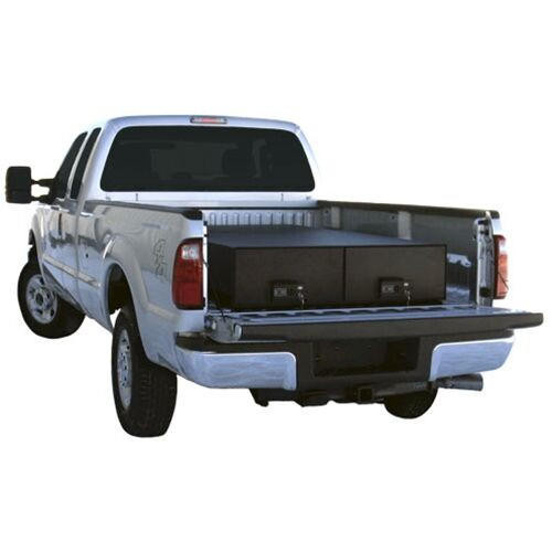 Truck Bed Security Drawer (Standard Bed (6.5 ft.); 14 Inch Tall; Black ...