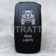 Switch, Rocker Rear Lights using middle finger graphic - OK4WD