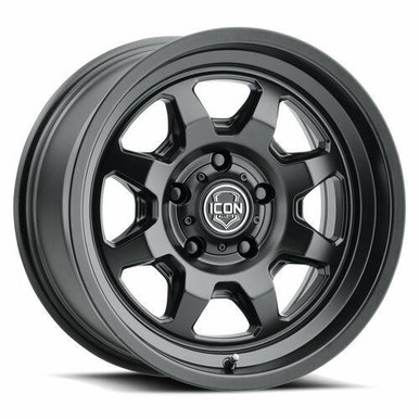 ICON ALLOYS NUEVO SATIN BLACK - 17 X 8.5 / 5 X 150 / 25MM / 5.75" BS ...