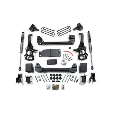 15-20 Ford F-150 4WD 4 Inch Lift Kit Fox Shocks Zone Offroad - OK4WD