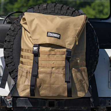 Trasharoo Spare Tire Trash Bag - Tan | Spare Tire Garbage Bag