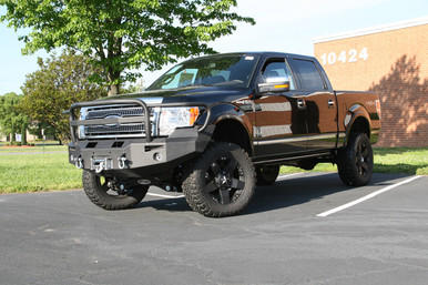 Premium Heavy Duty Winch Front Bumper FF09-H1950-B - OK4WD