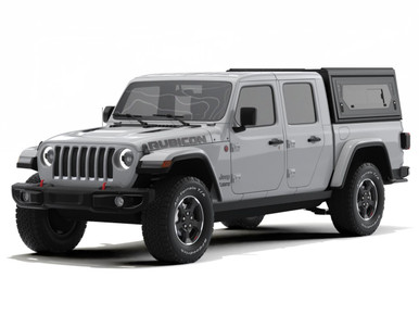 (+19) Jeep Gladiator - Alu-Cab Contour Truck Cap w/ Side Windows - OK4WD