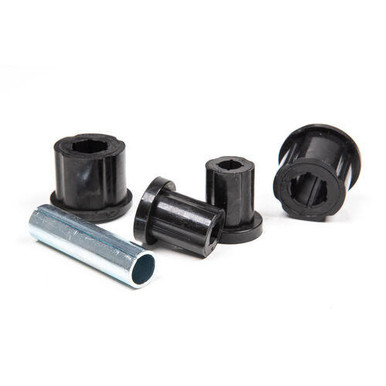Jeep CJ Rear Spring Bushing Kit Black - OK4WD