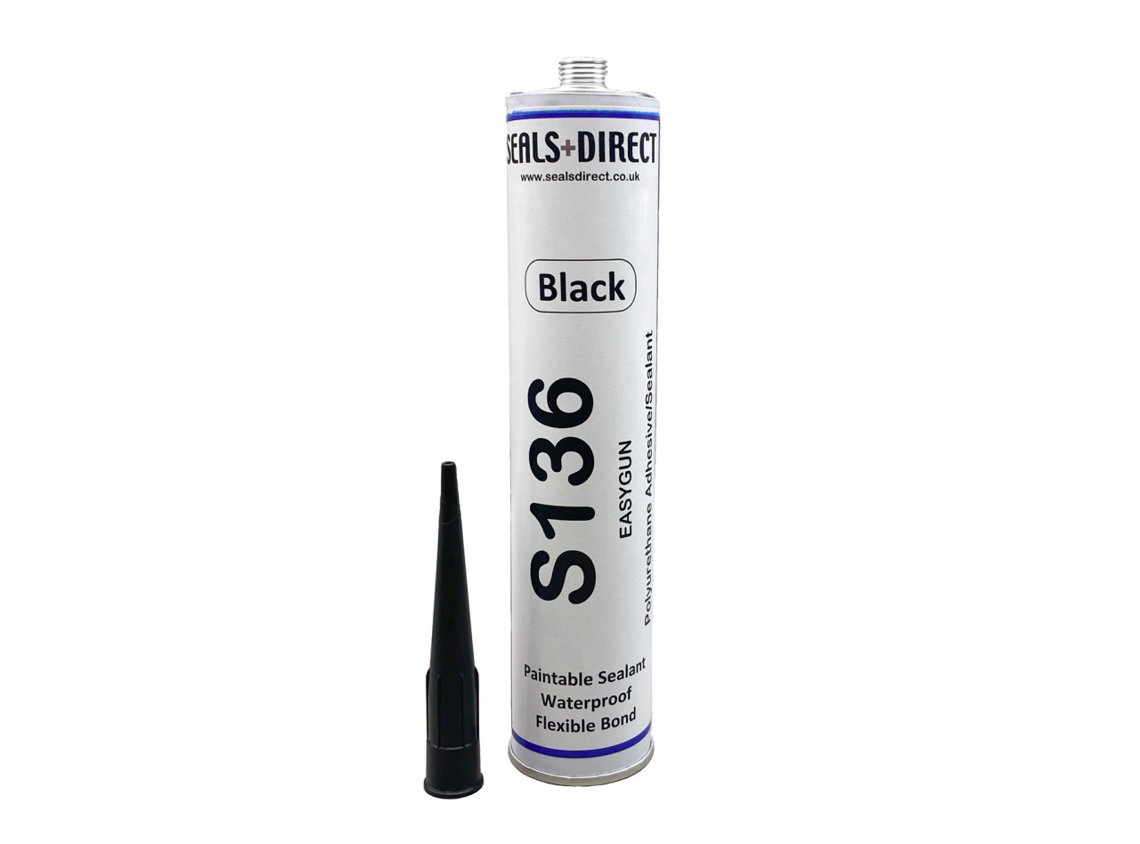 Black Polyurethane Adhesive (310ml) | CaravanSeals.co.uk