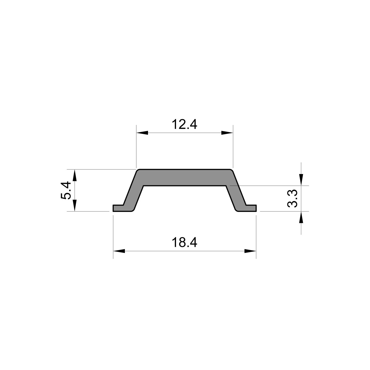 Caravan Bailey Awning Rail Insert | CaravanSeals.co.uk