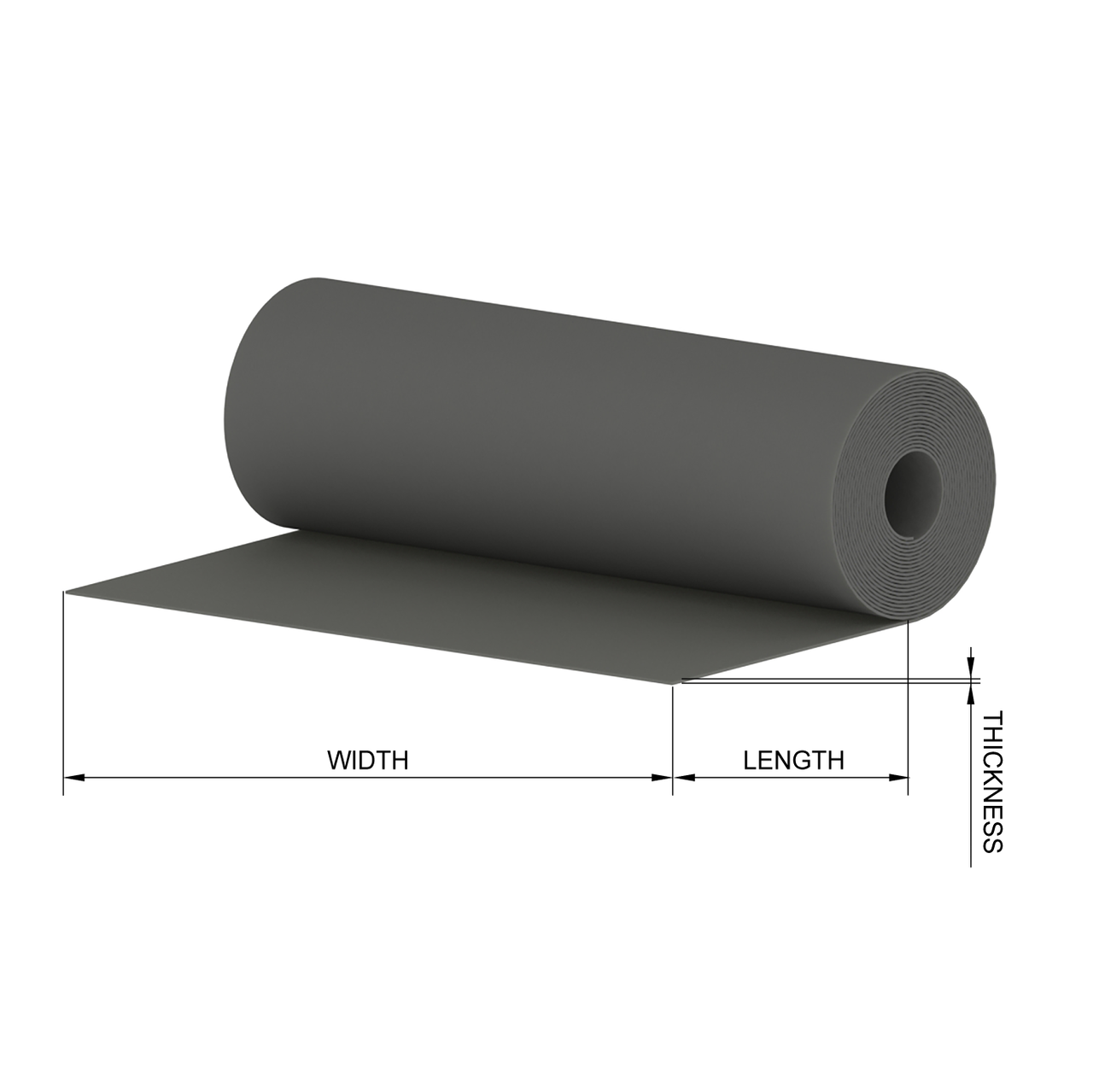 Expanded Neoprene Plain Sponge Sheet