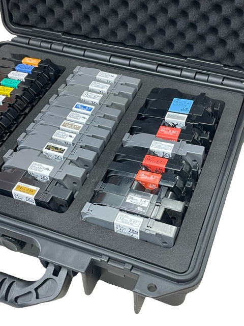 PtouchDirect's Custom Label Tape Carrying Case for LMe and TZe Tapes ...
