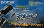 Brother AD24 P-Touch AC Power Adaptor AD-24ES PtouchDirect