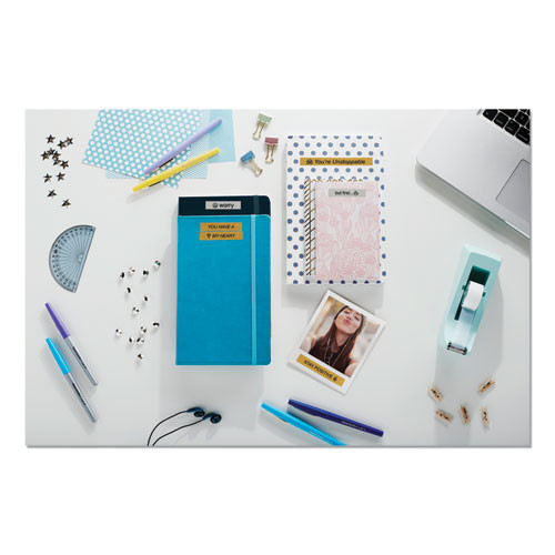 Dymo COLORPOP 2056090 Black on Glitter Gold Label Maker Tape
