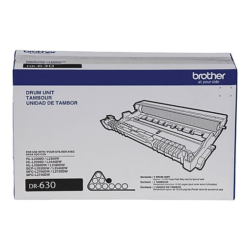 Brother DR630 Drum Cartridge 12,000 page yield Brother DR-630