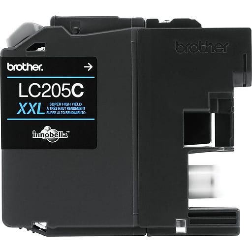 Brother LC205C Inkjet Cartridge Cyan High Yield Genuine Ink