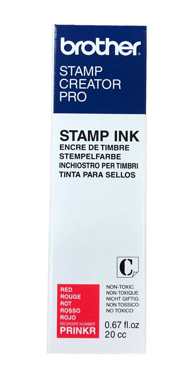Brother Red Refill K Bottle PRINKR for StampCreator