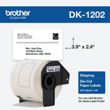Brother DK-1202 White Shipping Labels | Large Address Paper Labels